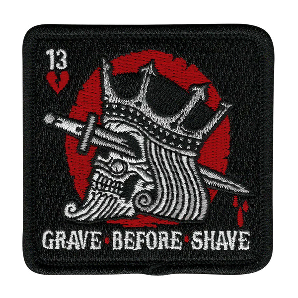 GBS Never Fold patch – Grave Before Shave