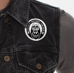 GRAVE BEFORE SHAVE Zombie Beard Patch – Grave Before Shave